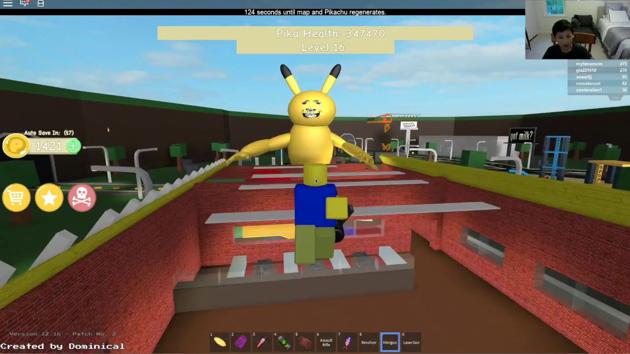 The Best Roblox Game Ever is called a Very Hungry Pikachu - YouTube