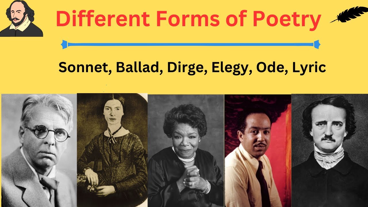 Forms of Poetry in English Literature| Sonnets, Ode, Elegy, Dirge ...