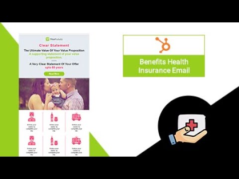 Benefits Health Insurance Email Template | HubSpot Marketplace ...