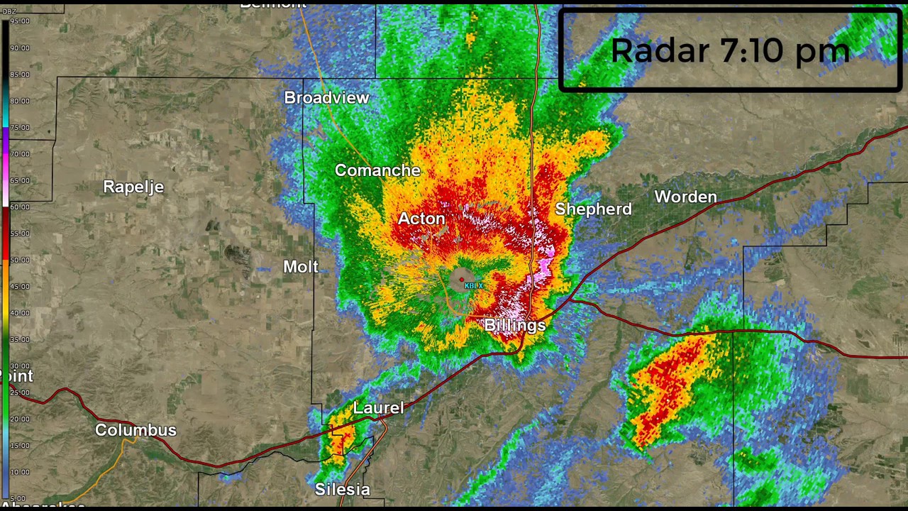 Radar from Severe Thunderstorm August 11th, 2019 - YouTube