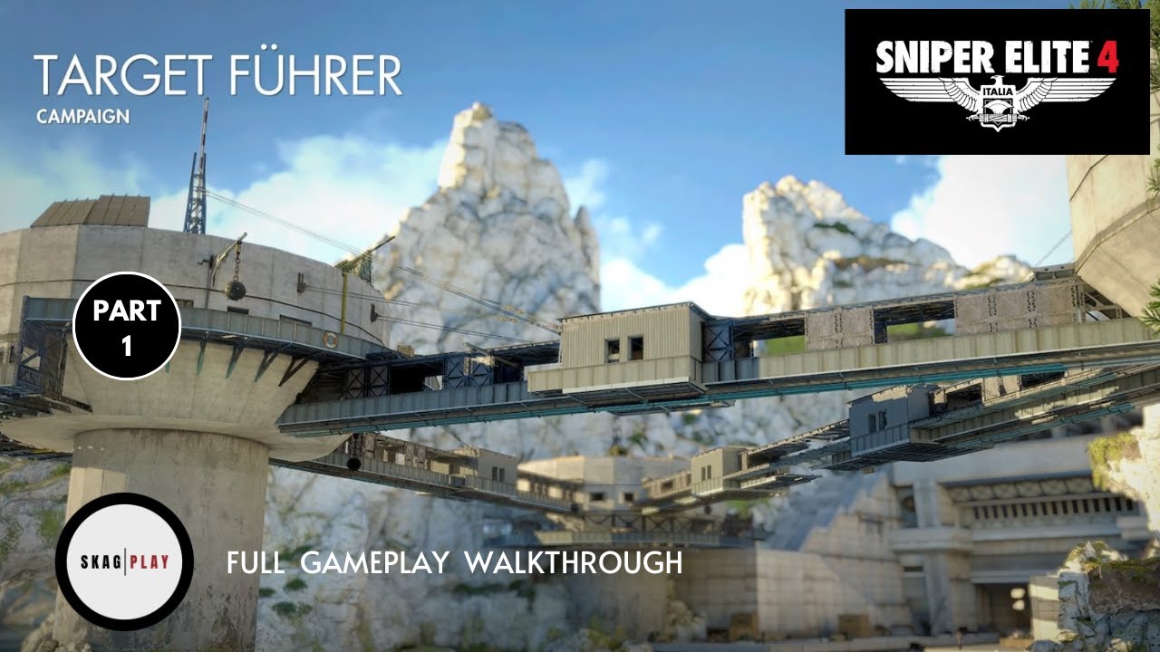 SNIPER ELITE 4 DLC Gameplay Walkthrough - TARGET FUHRER (Part 1) NO ...