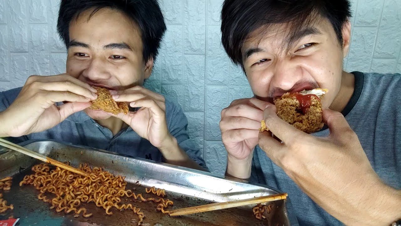 Fried Chicken Challenge | Food Challenge - YouTube