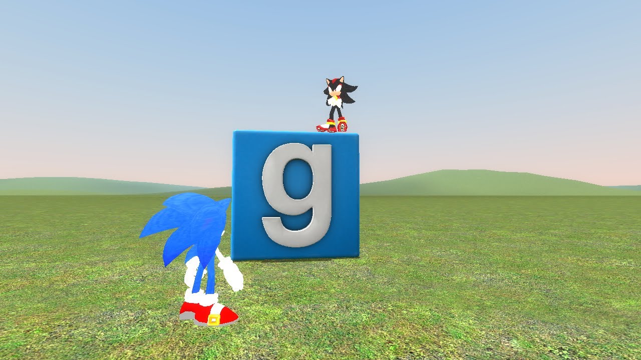 sonic vs shadow en Gmod snpc batalla (battle) - YouTube