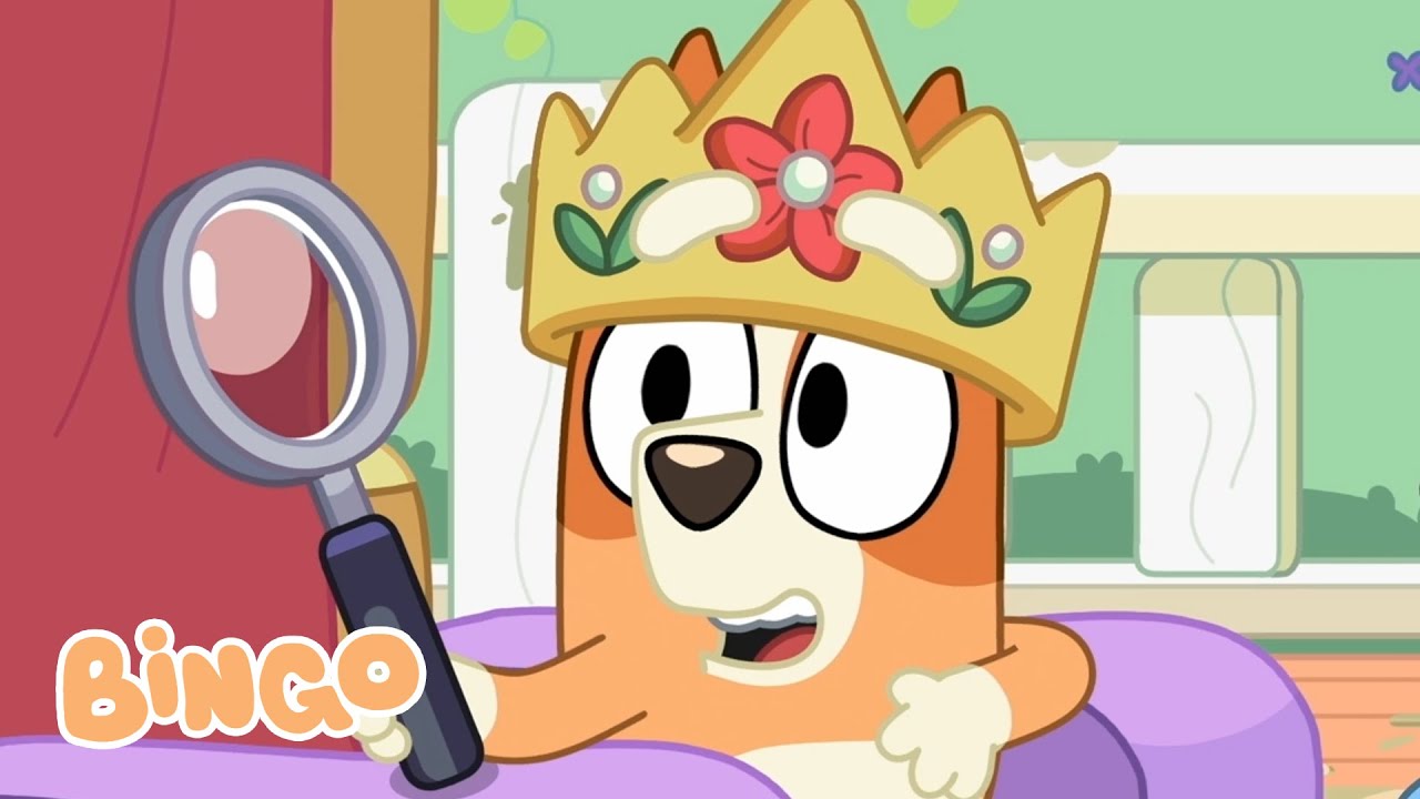 Queen Bingo 👑 🧡 | Dress Up Game with Bluey and Bingo | Bingo - Official ...