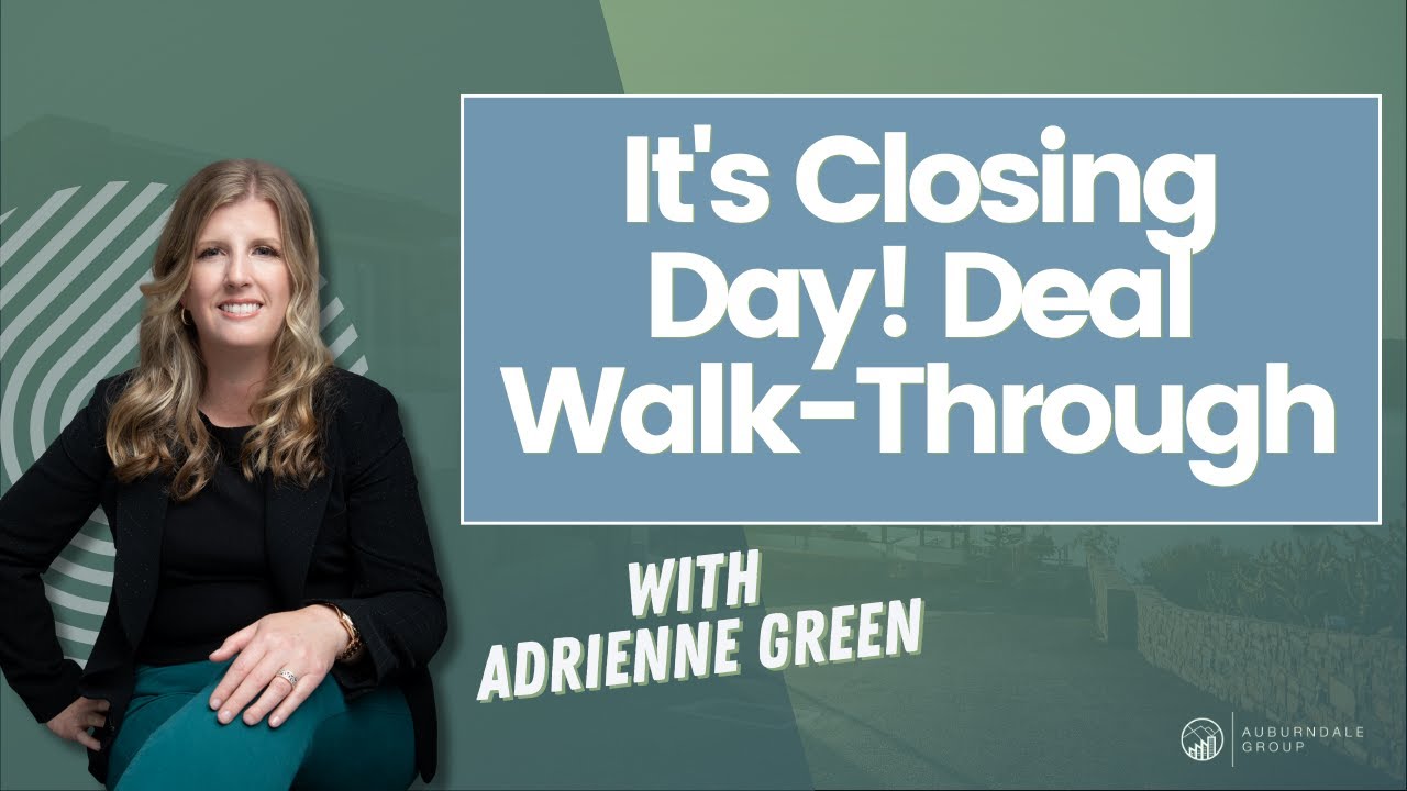 It's Closing Day! Deal Walk Through - YouTube