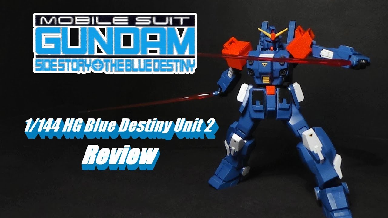 1/144 HGUC Blue Destiny Unit 2 "Exam" Review - YouTube