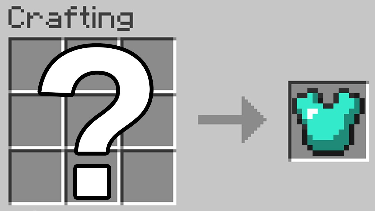 How To Make A Diamond Chestplate In Minecraft - YouTube