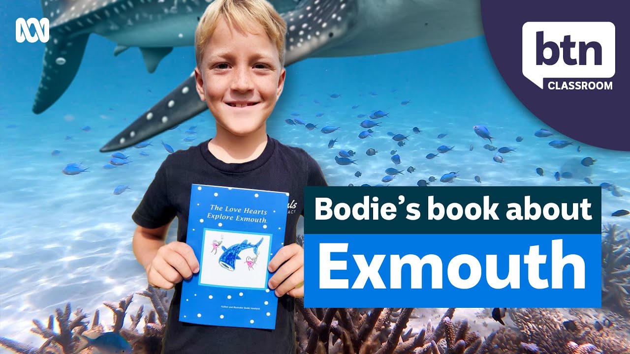 BTN Rookie Reporter: Bodie's Book About Exmouth - YouTube