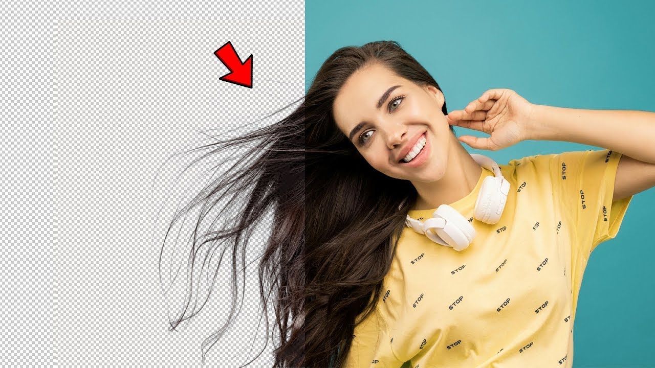 How to Remove Hair Background in Photoshop 2024 - YouTube