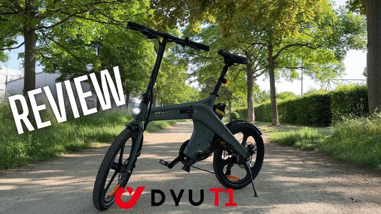 dyu T1 Review - Design E-Bike zum Klappen im Test - YouTube