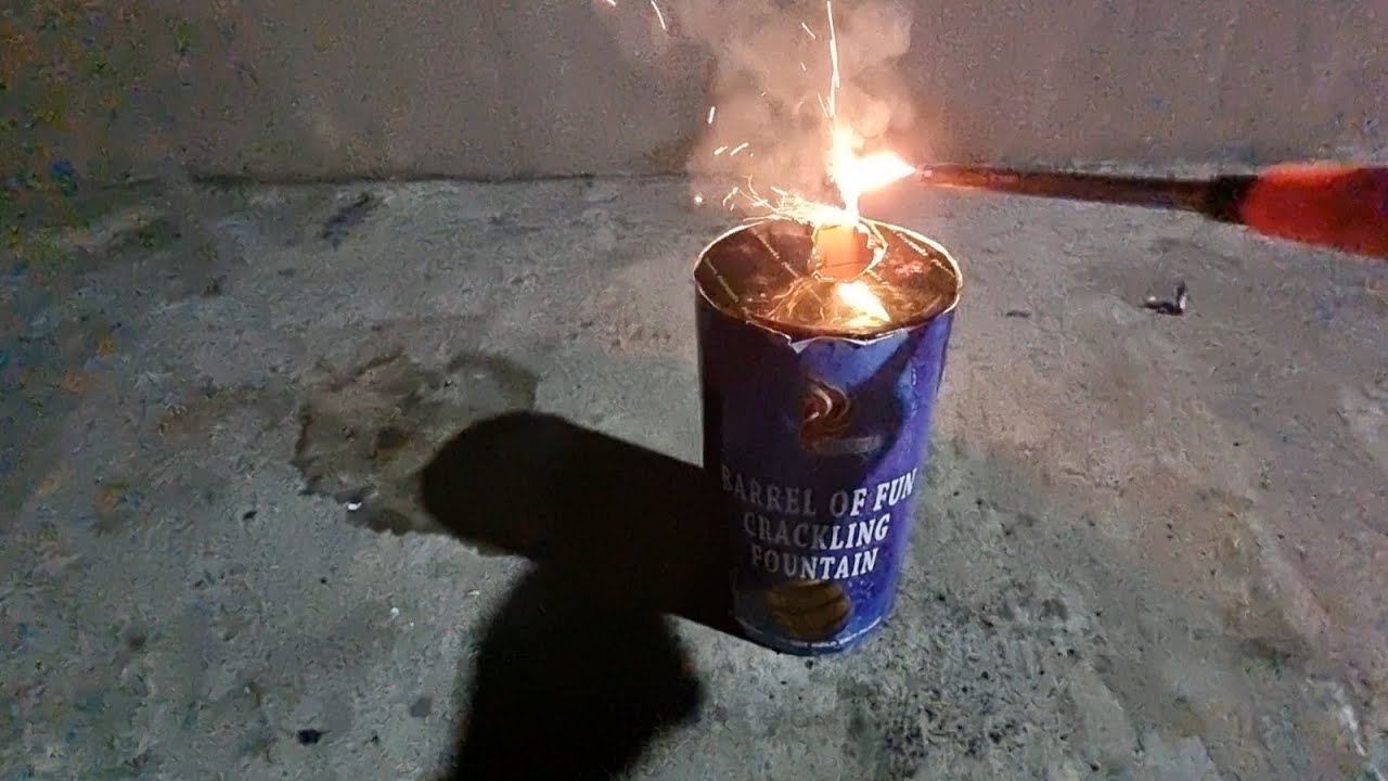 Barrel of Fun Crackling Fountain by Phoenix Fireworks - Philippines New ...