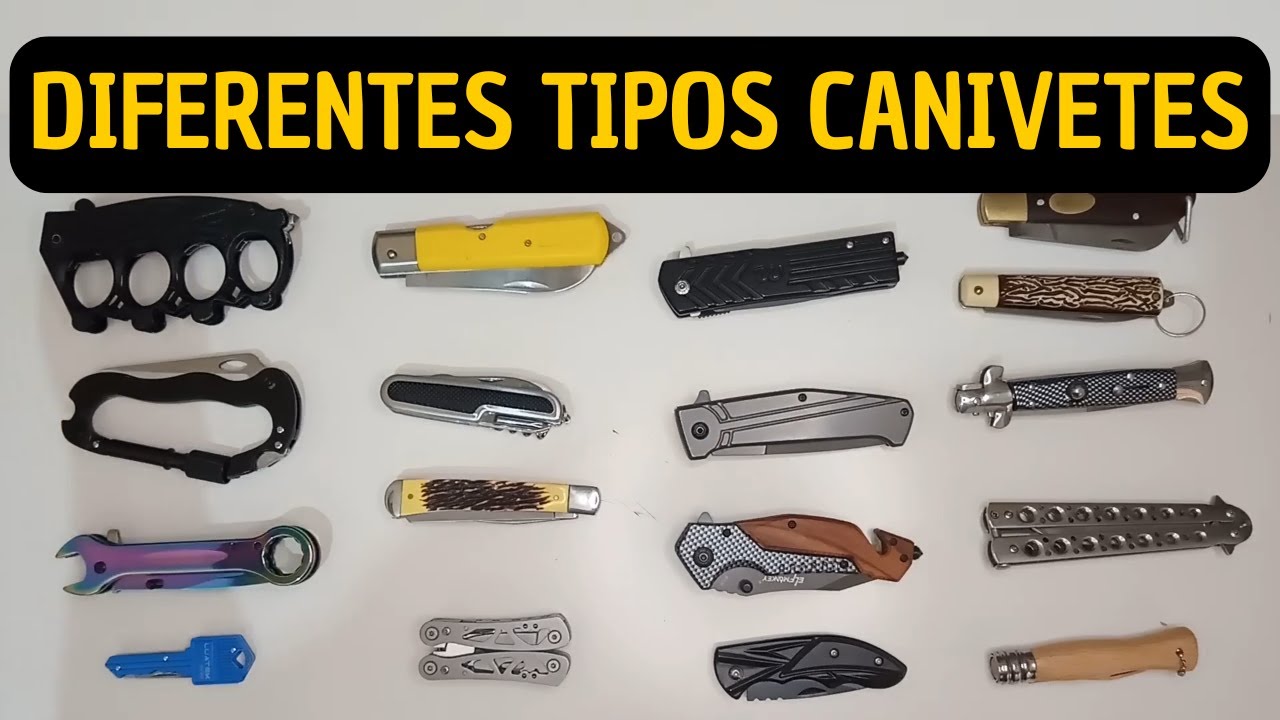 Os Diferentes Tipos de Canivetes Que Existem e Suas Funções - YouTube