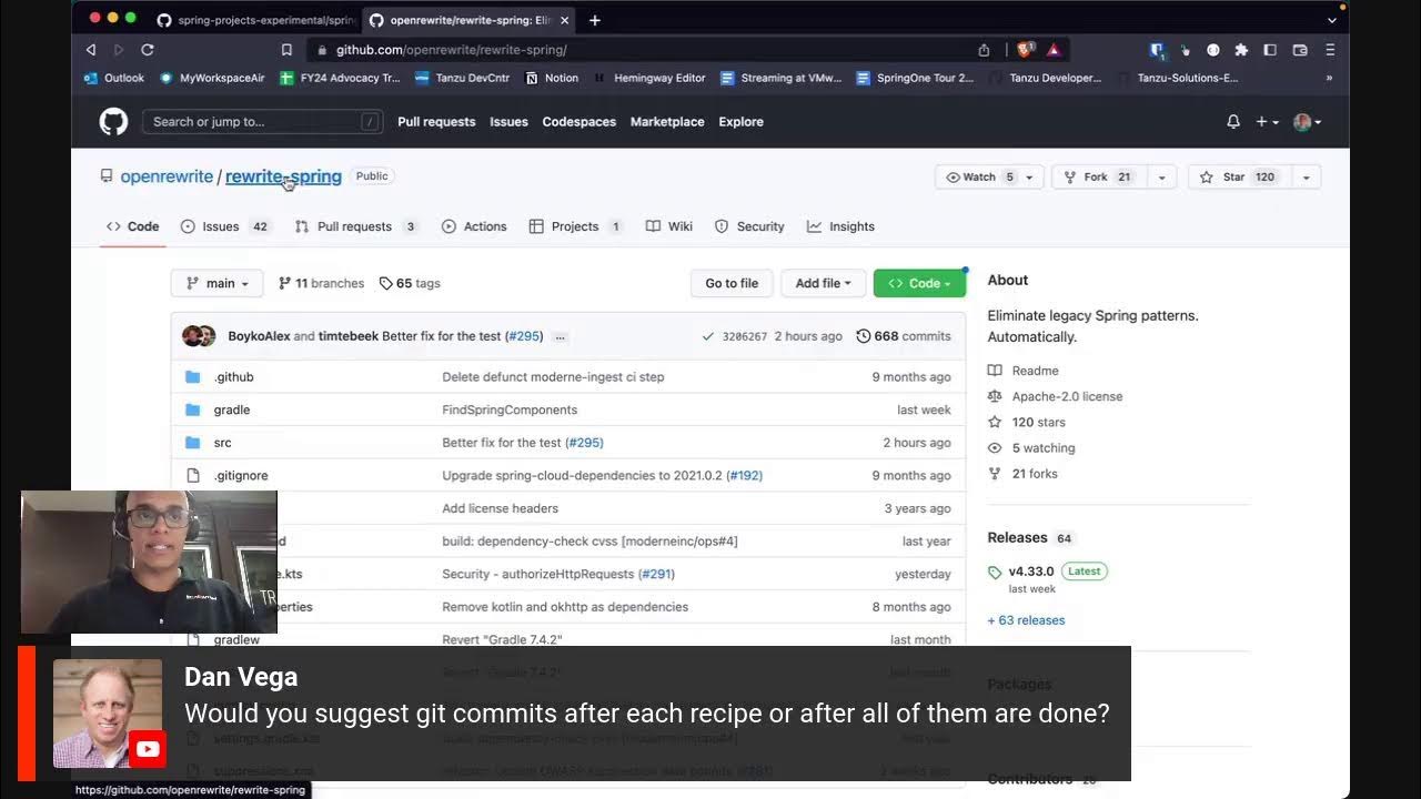 Upgrade Spring Boot 2.7 to Spring Boot 3.0 with OpenRewrite Recipes - YouTube
