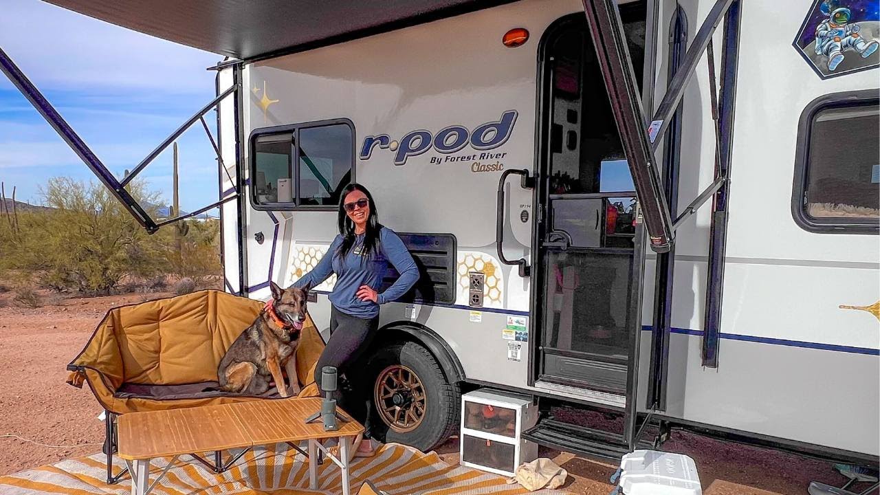 🚐 Ultimate RPod 194C Tour! 🏕️ | Solo Nomad Life with My Dog 🐶 - YouTube