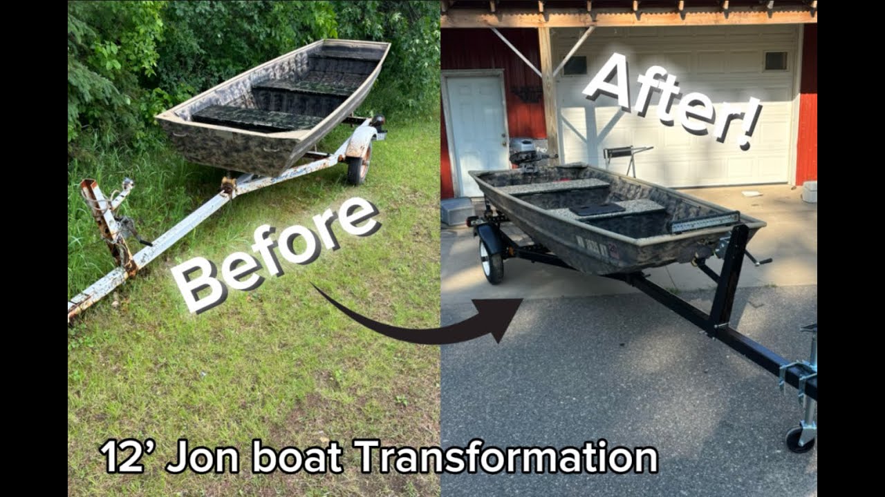 1236 Jon Boat Transformation - 1236 Alumacraft Jon Boat Build Part 2 ...