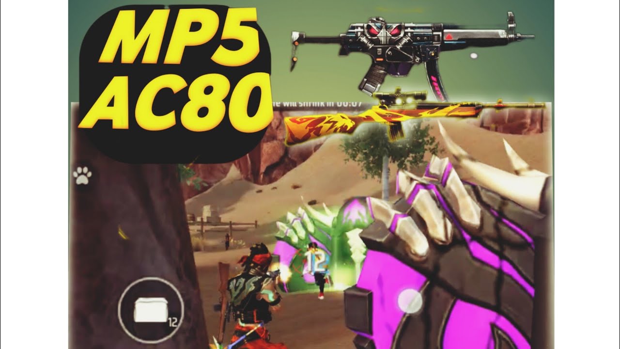 Mp5 3lavel or AC80 op gameplay on free fire max #ffmax #gaming #gtav #normalgame - YouTube