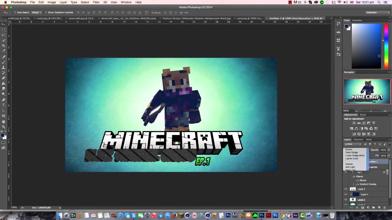 Thumbnail Design{Minecraft Thumbnail Design}[Thumbnail Speedart] - YouTube