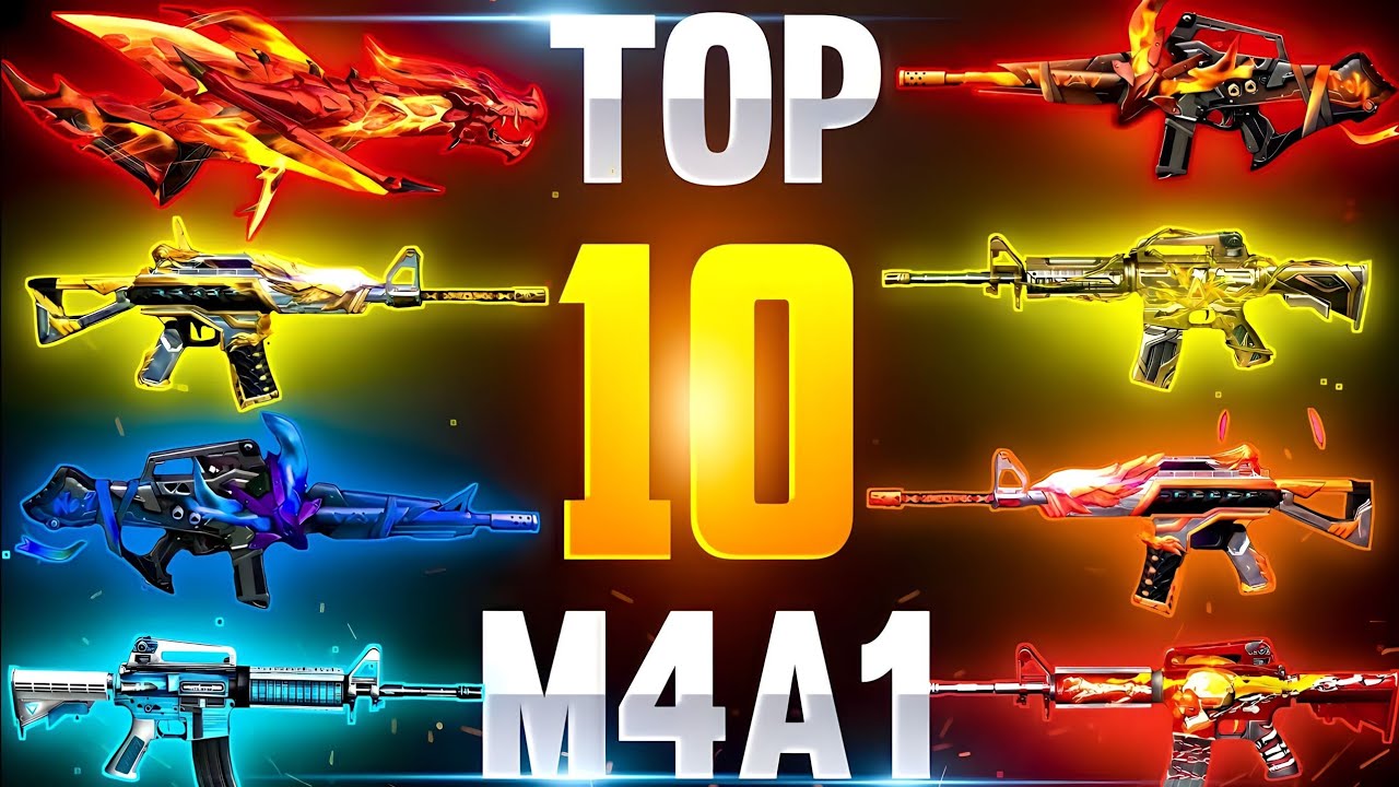 TOP 10 BEST M4A1 GUN SKIN | M4A1 BEST GUN SKIN | BEST GEOZA SKIN IN ...