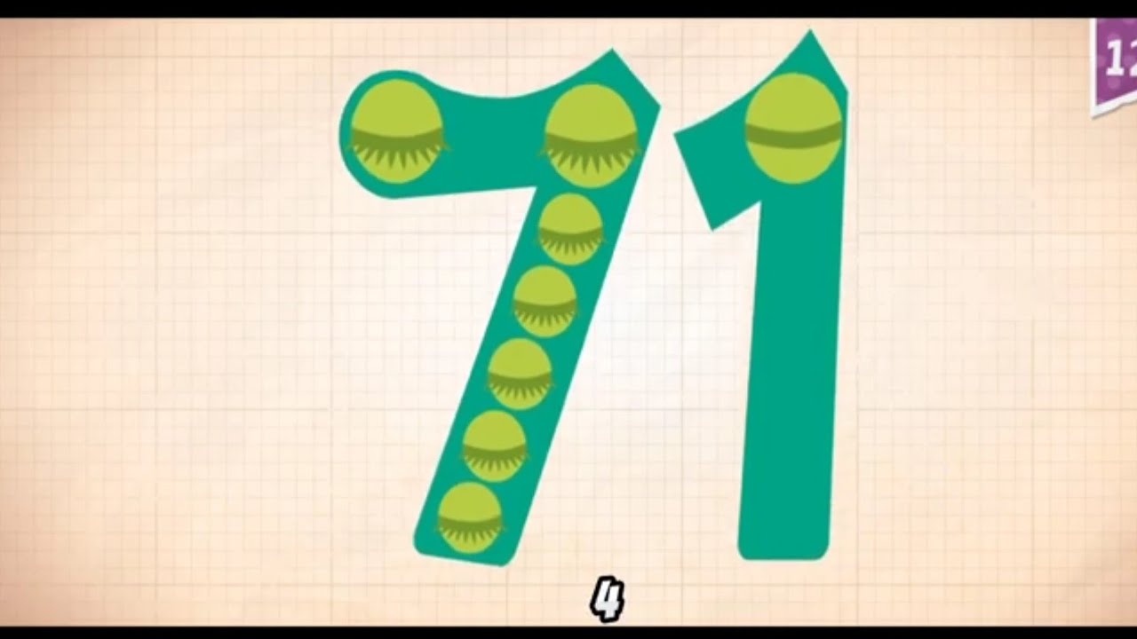 Endless Numbers : Exciting Counting 71-75 children's - YouTube