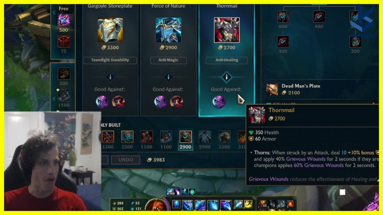 Thornmail Is Good Item Against Evelynn | LOL Daily Highlight #40 - YouTube