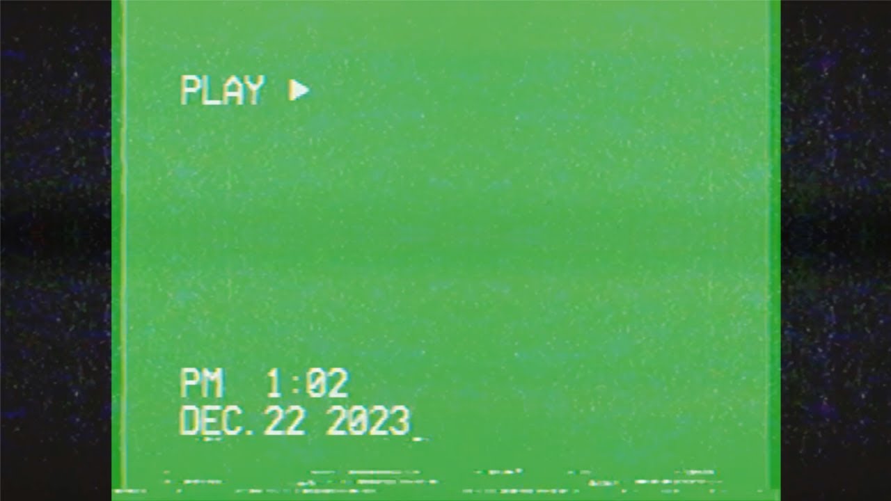VHS Green Screen Overlay (Free Effects + Download) - YouTube