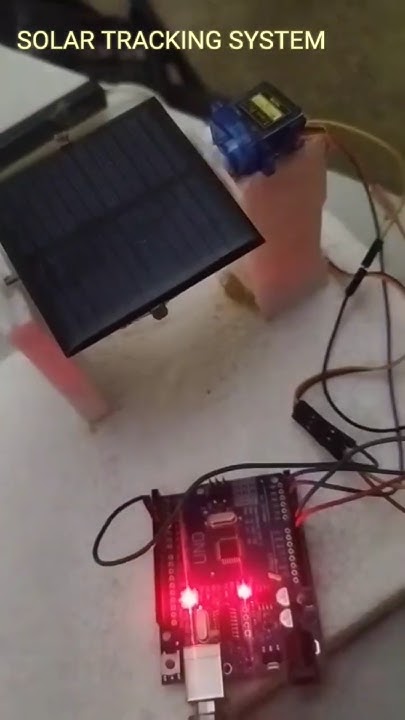 SOLAR TRACKING SYSTEM ,solar panel tracking system using Arduino#shorts #ytshorts #EE FUSION ...