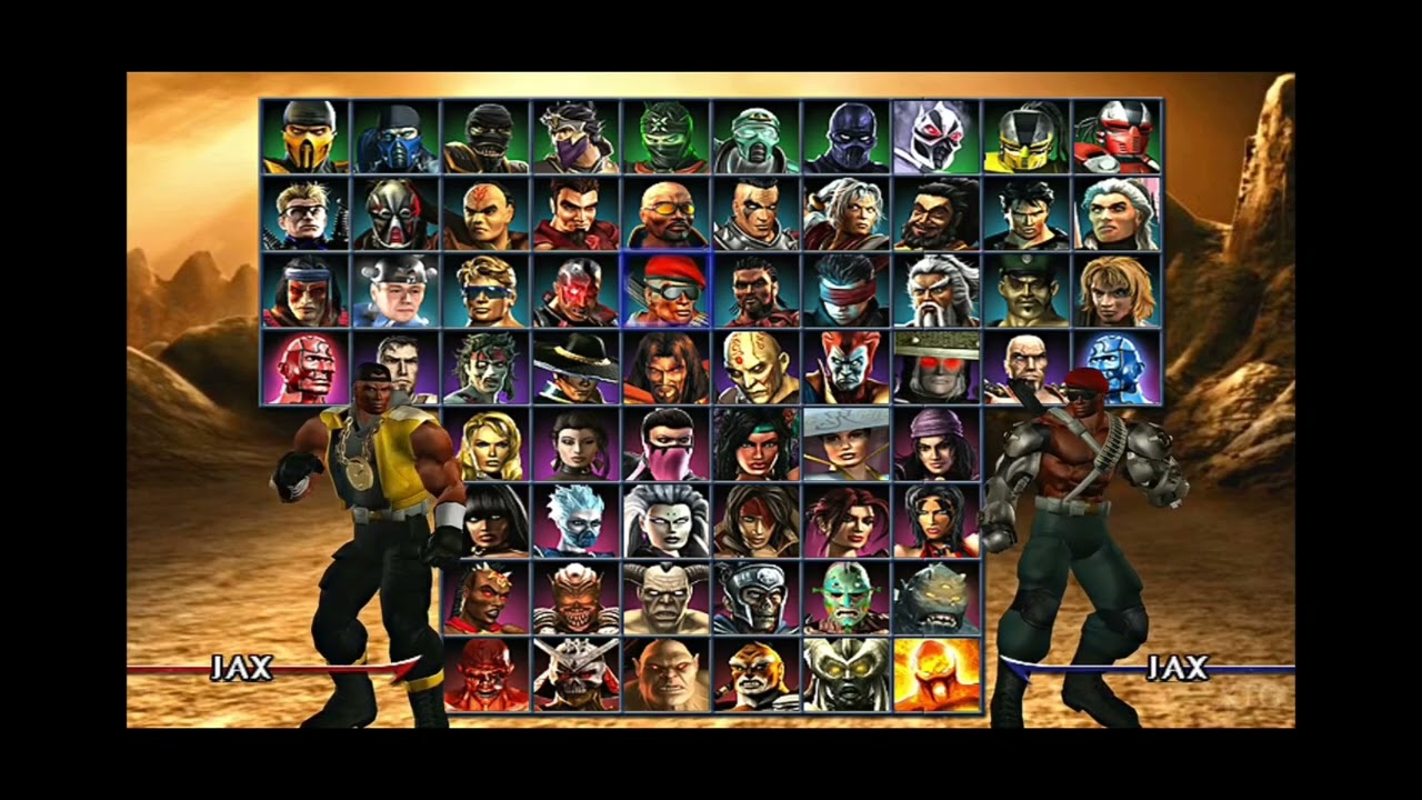 Mortal Kombat Armageddon Character Select Screen with different music ...