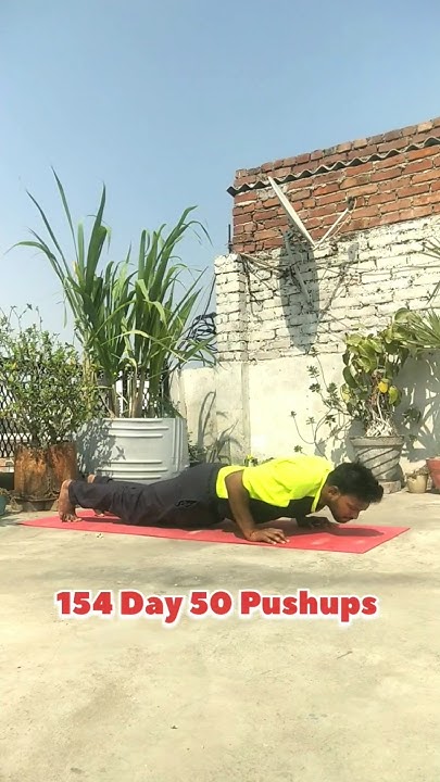 Day 154 Daily 50 Pushups #challenge #fitness #154 #shorts #pushups #workoutcomplete - YouTube