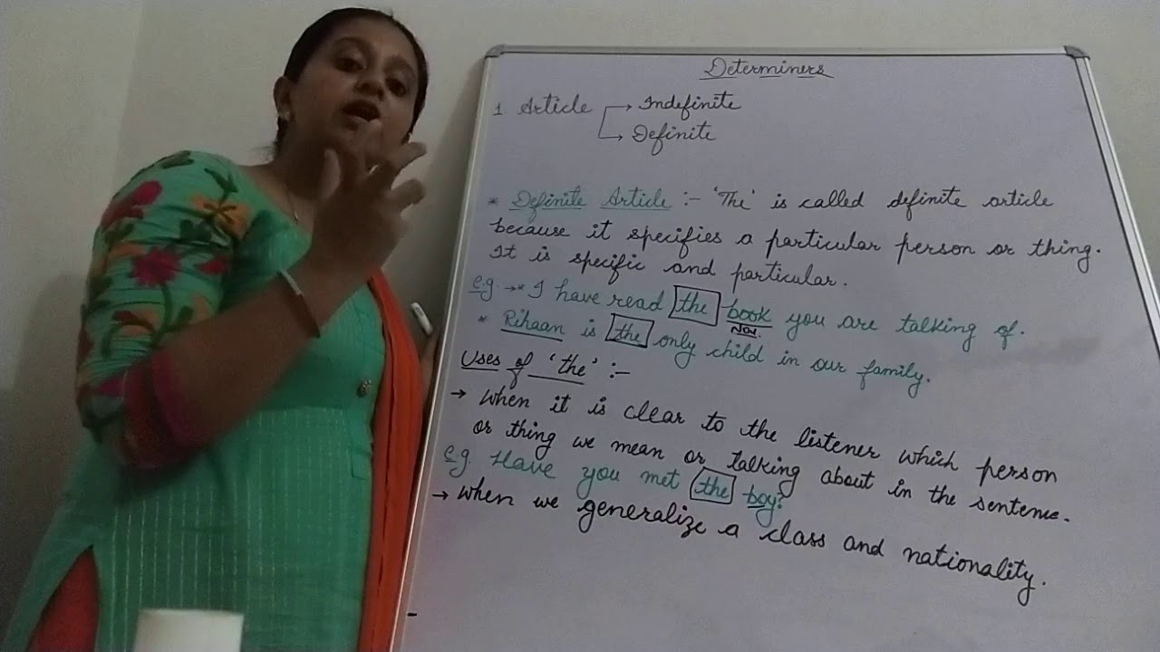 Class 8-Definite Article 'The' - YouTube