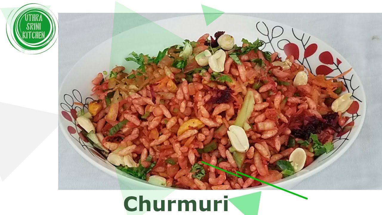 Street Style Churumuri recipe | Churmuri | Spicy puffed rice | Evening ...
