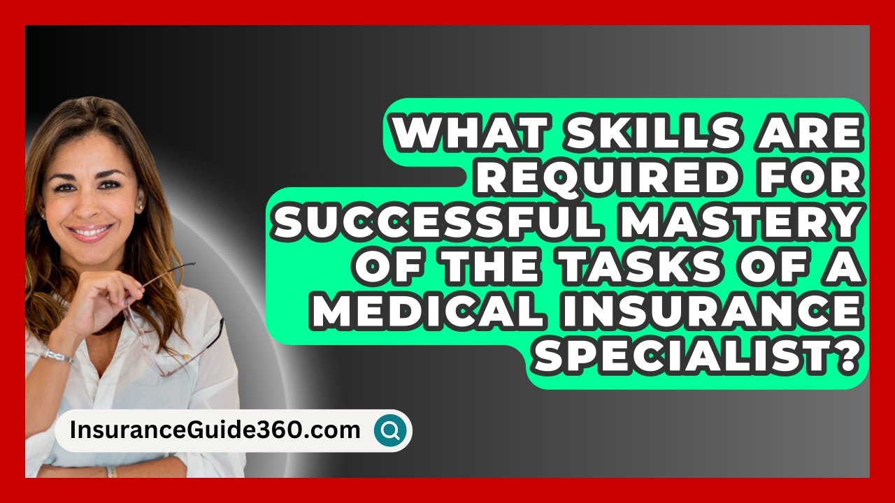 What Skills Are Required For Successful Mastery Of The Tasks Of A ...