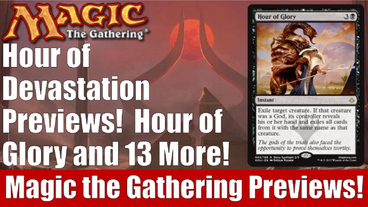 MTG Hour of Devastation Previews: Hour of Glory and 13 More Cards ...