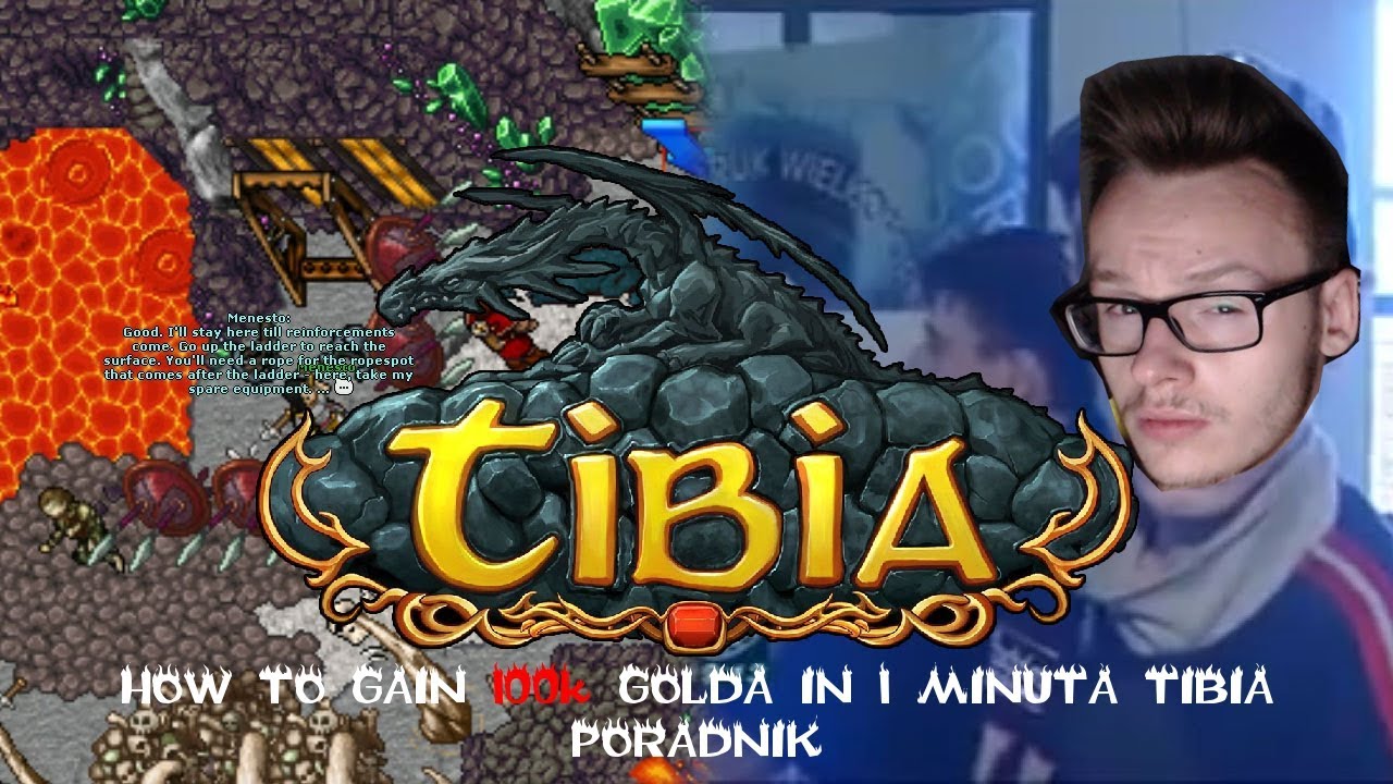 How to gain 100k gold in TIBIA w 1 minute by Xayoo - YouTube