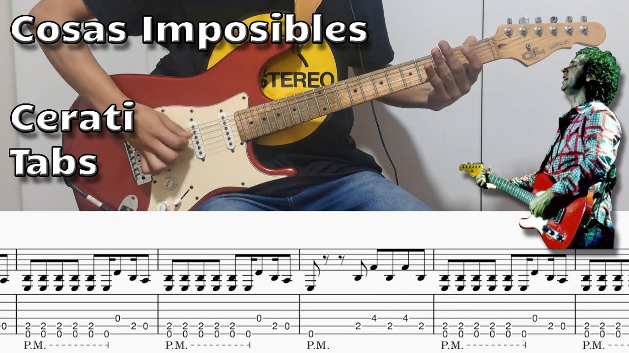 Gustavo Cerati - Cosas imposibles | Guitar Tabs - YouTube