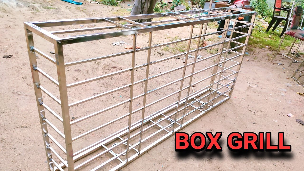 Steel Box Grill Beautiful Design Steel Jalana Box design box Window ...