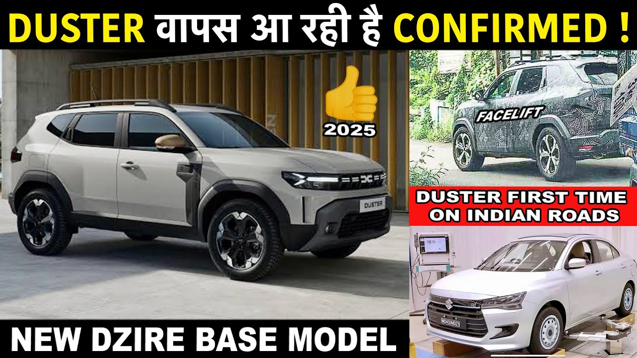 2025 Renault Duster Launch Confirmed | New Duster Spied First Time In ...