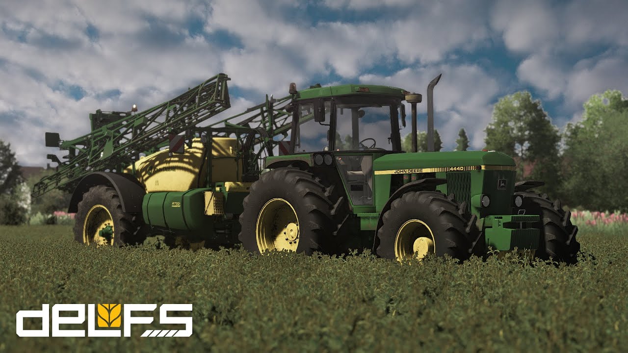 Zielono - Żółte Opryski w Rzepaku ★ John Deere 4440 & R732i ★ FS22 ...