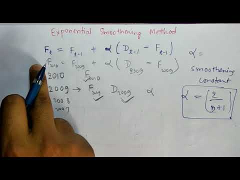 (03)Forecasting:Exponential Smoothing method ( important for GATE) MECHANICAL - YouTube