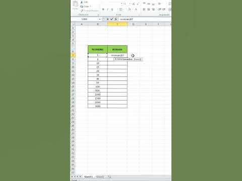 #18/Advanced Excel Tips & Tricks/Convert Numeric Number Into Roman/#exceltips #excel # ...