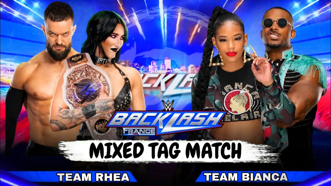 Rhea Ripley & Finn Balor vs Bianca Belair & Montez Ford Full Match WWE ...