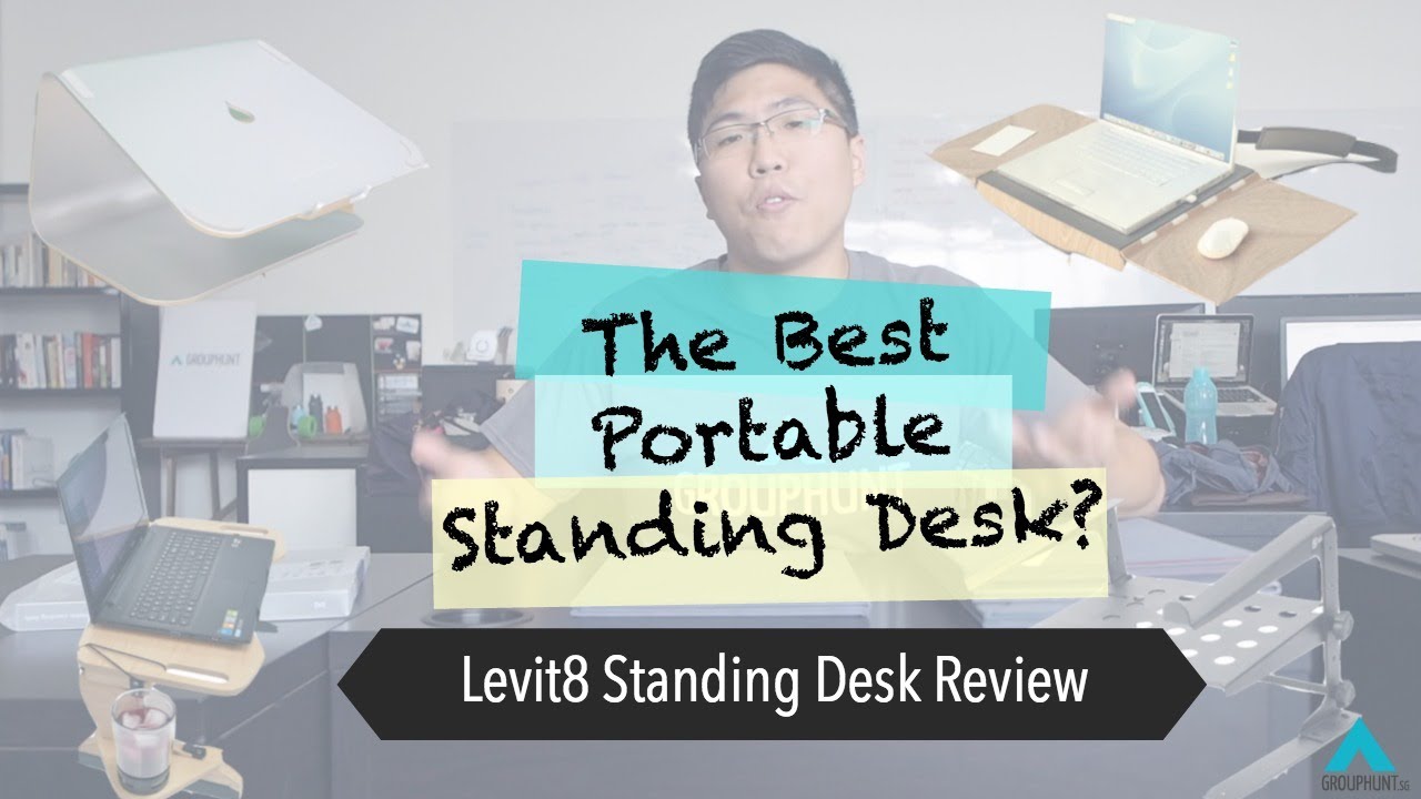Levit8 Portable Standing Desk Review | #SupportLocal - YouTube