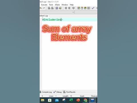 Sum of array elements 🏻#shortsfeed #short #shortfeed #arrays #coder - YouTube