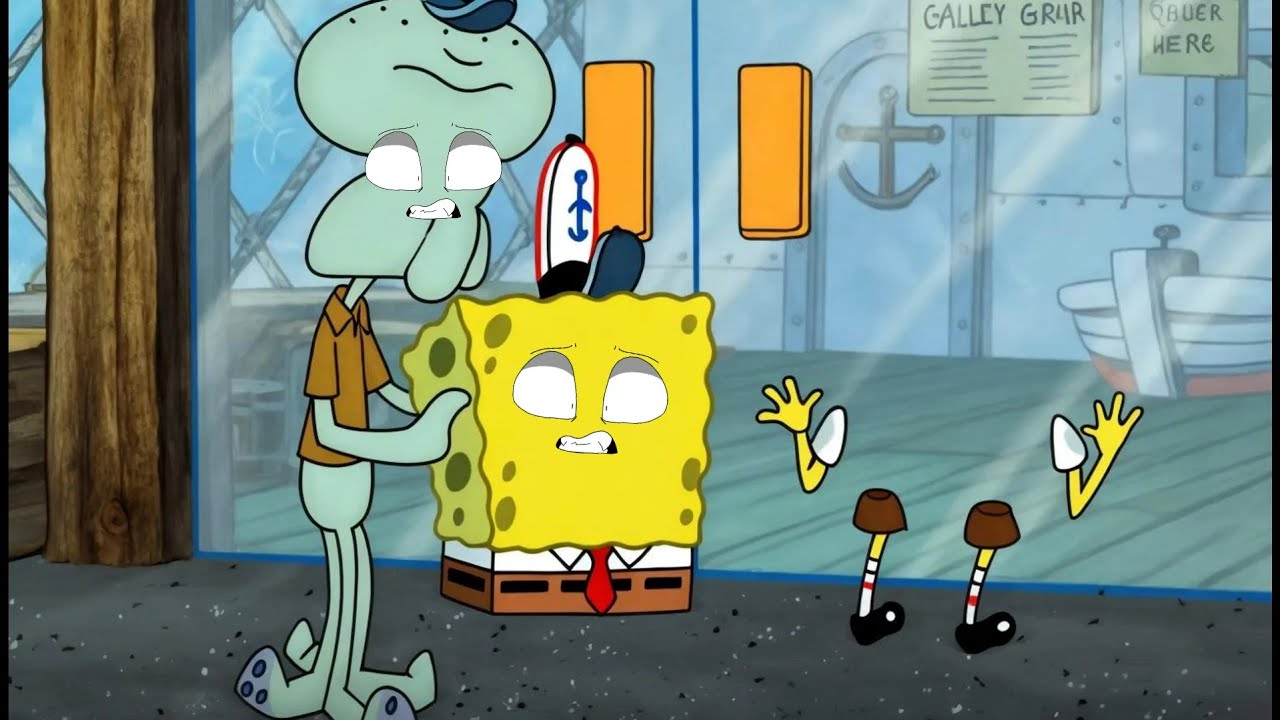 Monster How Should I Feel - Spongebob: STANDING HERE😱😱😱🤣 - ANIMATION ...
