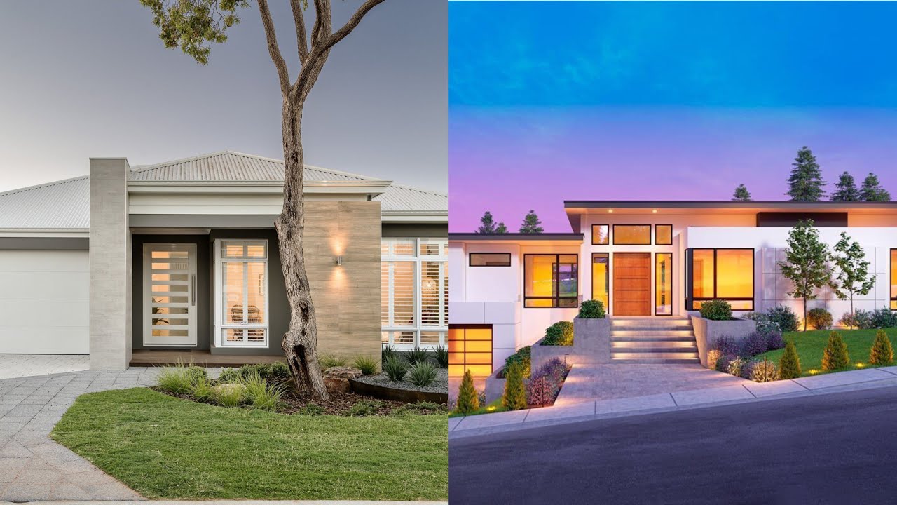 Single storey house elevation | Single storey house front elevation ...