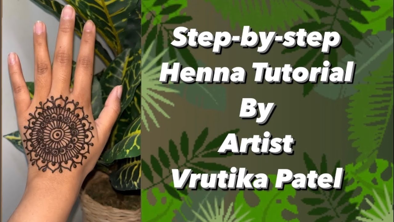 Henna for beginners. Step by step henna tutorial. DIY henna. Mehndi ...