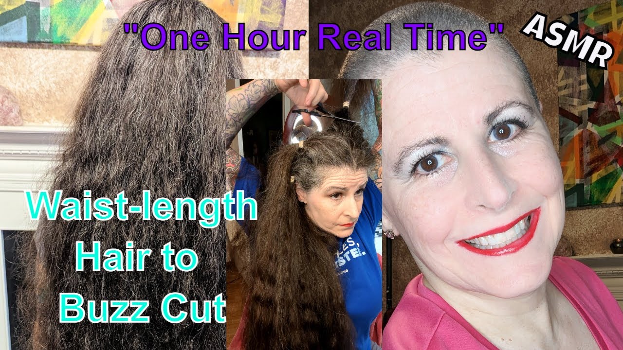Waist-length Hair To Buzz Cut: Full One-hour "Director's Cut" # ...