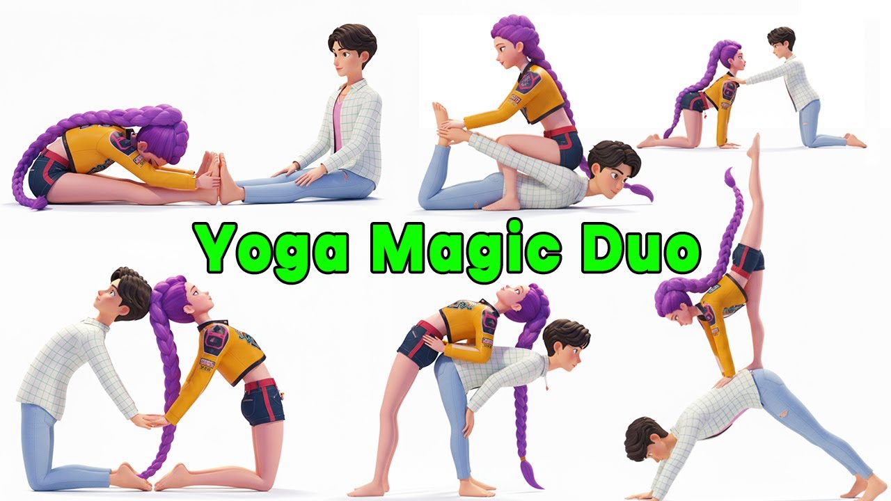 Yoga Magic Duo! | Two Friends Try Fun Yoga Poses - YouTube