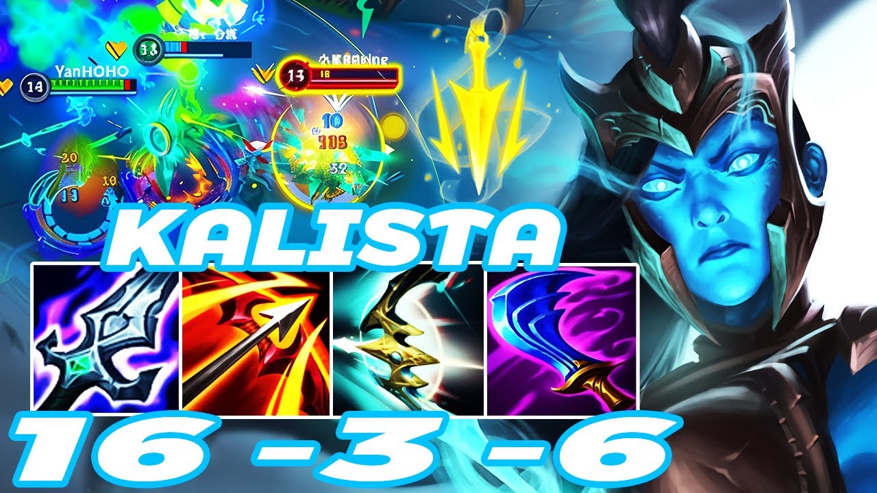 WILD RIFT KALISTA ADC GAMEPLAY | 16 -3 -6 MVP | KALISTA BUILD RUNES ...