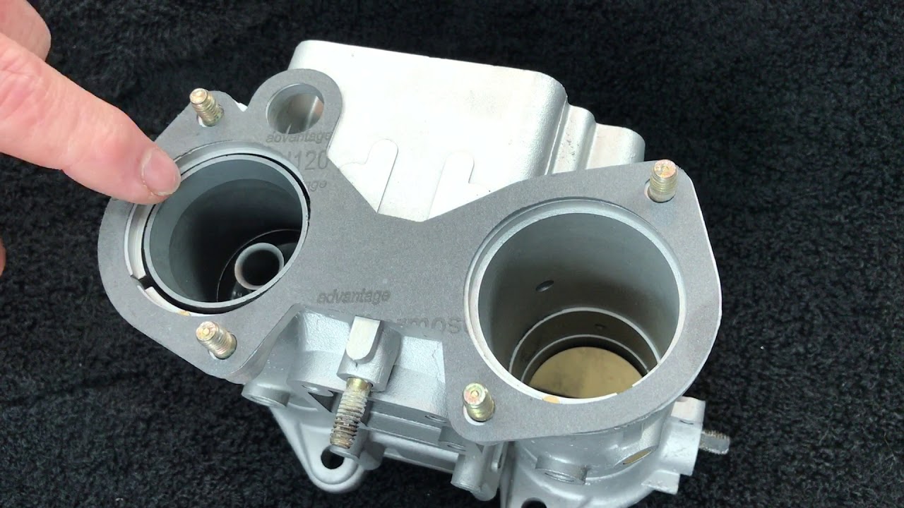 Technical Observations of 190SL Club Weber Adapter Plates, Part 1 - YouTube