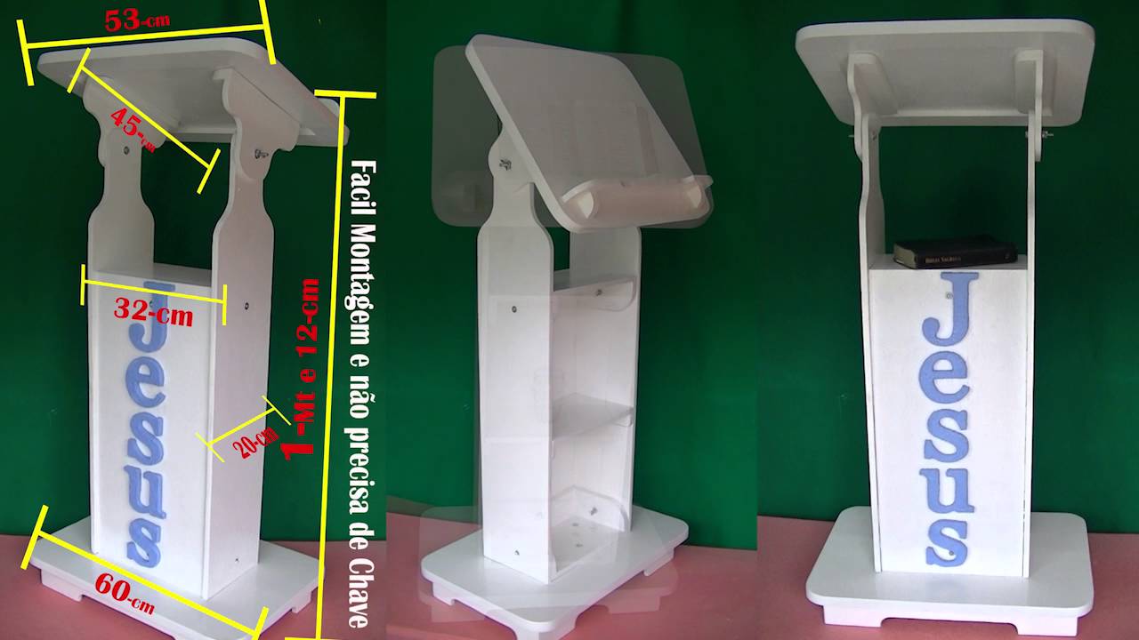 Fabricamos Púlpito para igreja veja um modelo simples de baixo custo ...